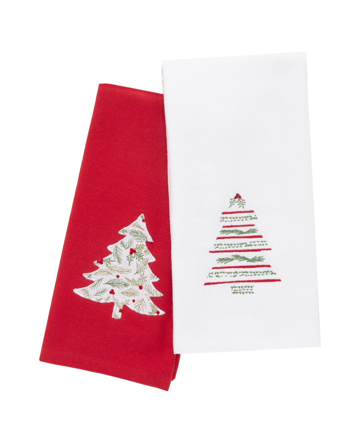 Click here for Lenox Bayberry Kitchen Towels  Set of 2 - White prices