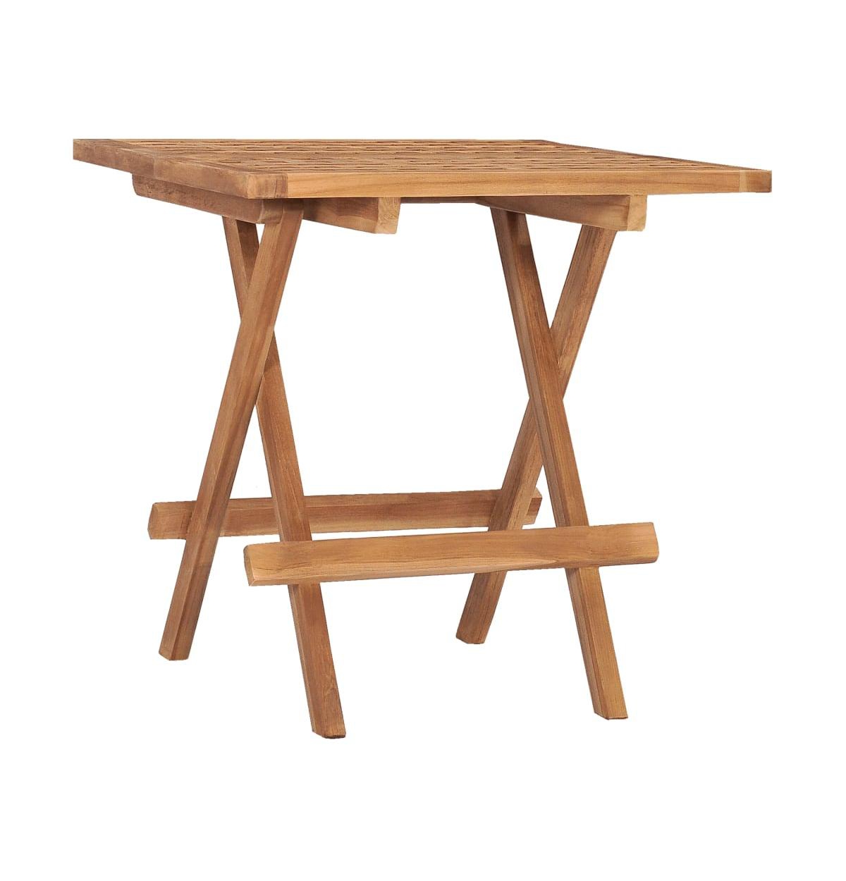 Click here for vidaXL Folding Patio Table 19.7x19.7x19.7 Solid Te... prices