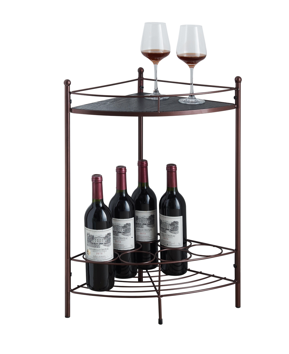 Click here for Kings Brand Furniture Dover Corner Wine Rack Table... prices