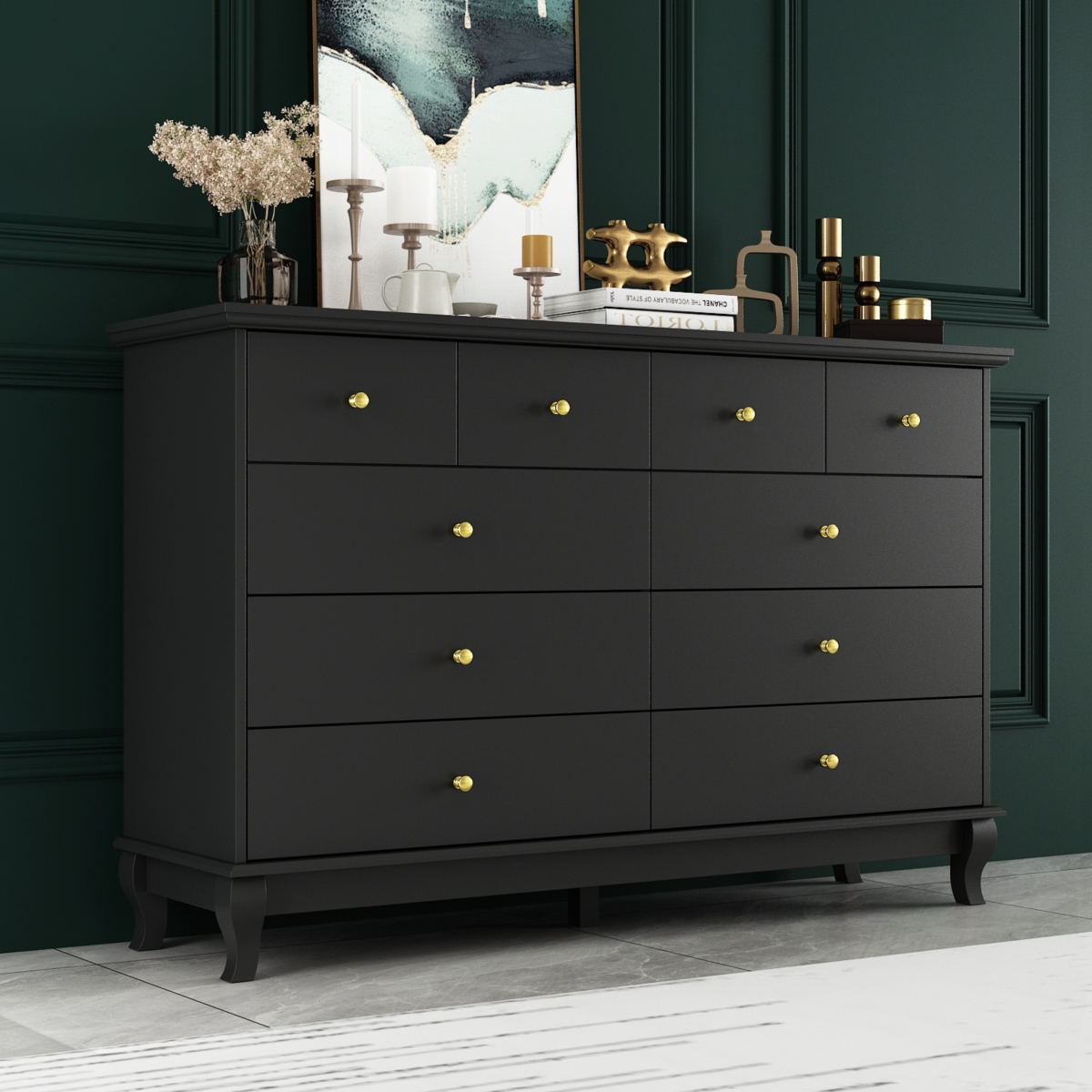 Click here for Homsee Blue Paint Finish 10-Drawer Cabinet Organiz... prices