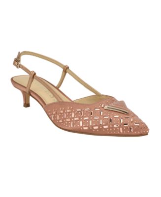 GUESS Women's Jessyn Kitten Heel Mules - Macy's