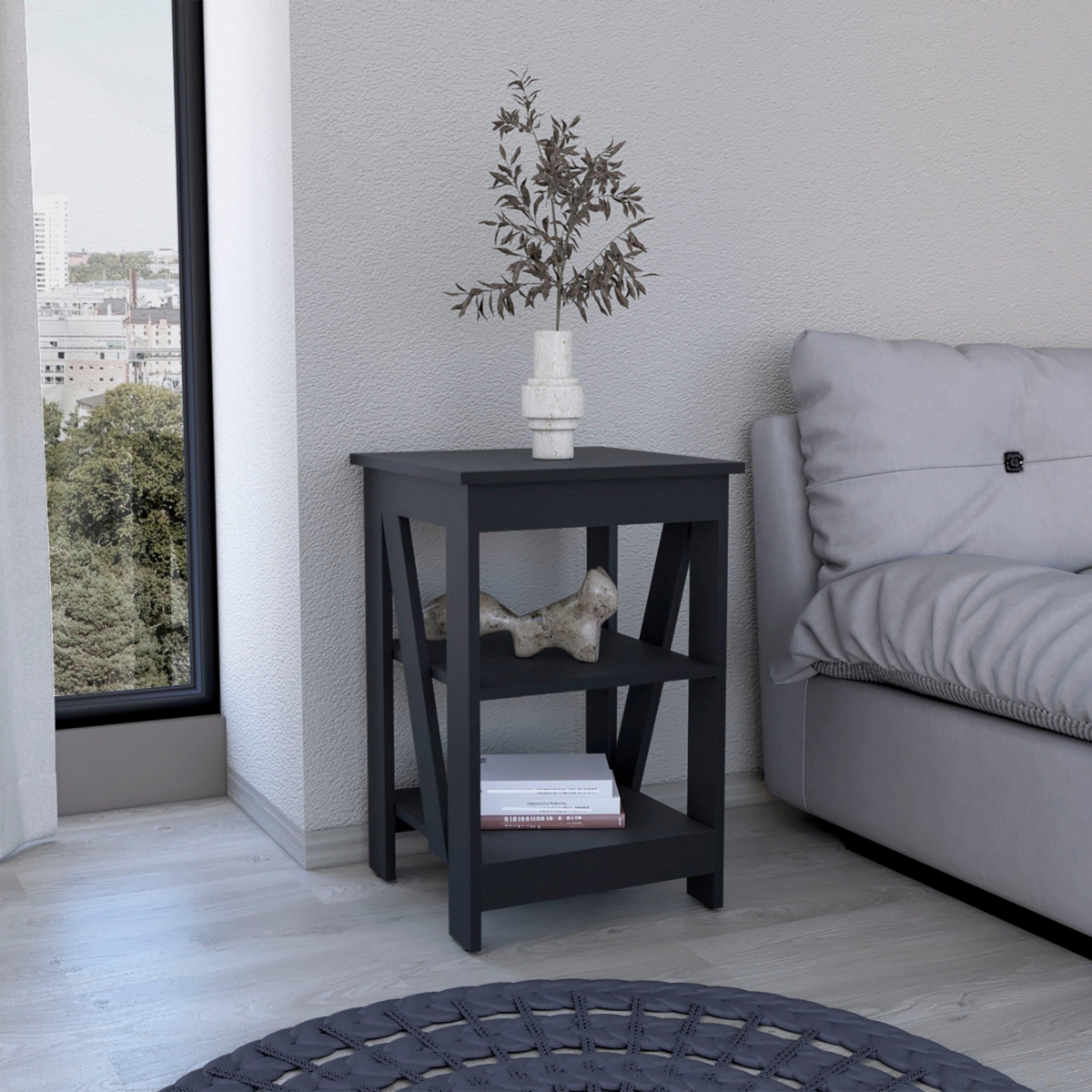 Click here for Ross 3-Tier End Table/Nightstand  Side Table for S... prices