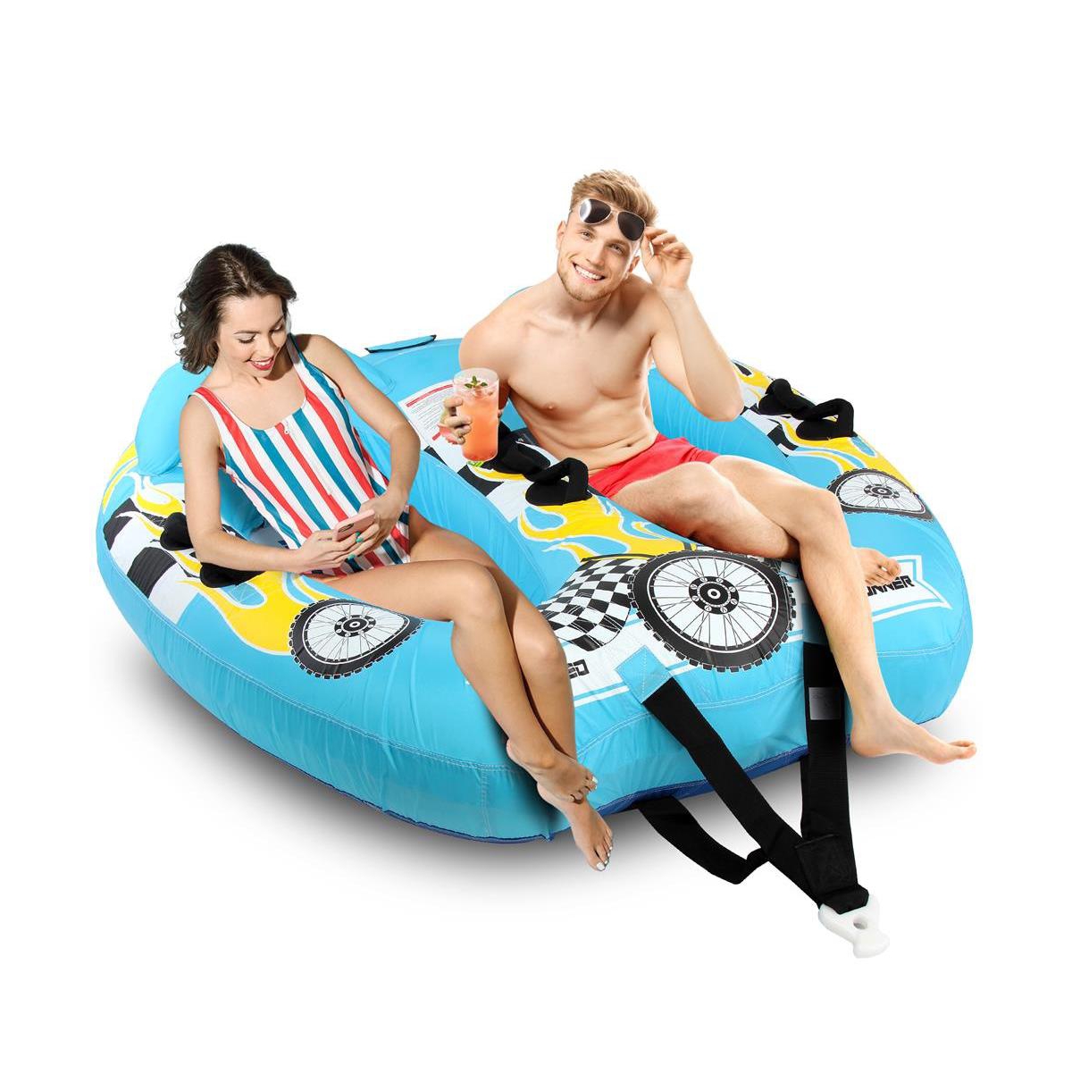 Click here for SereneLife Inflatable Towable Tube for Boating - B... prices