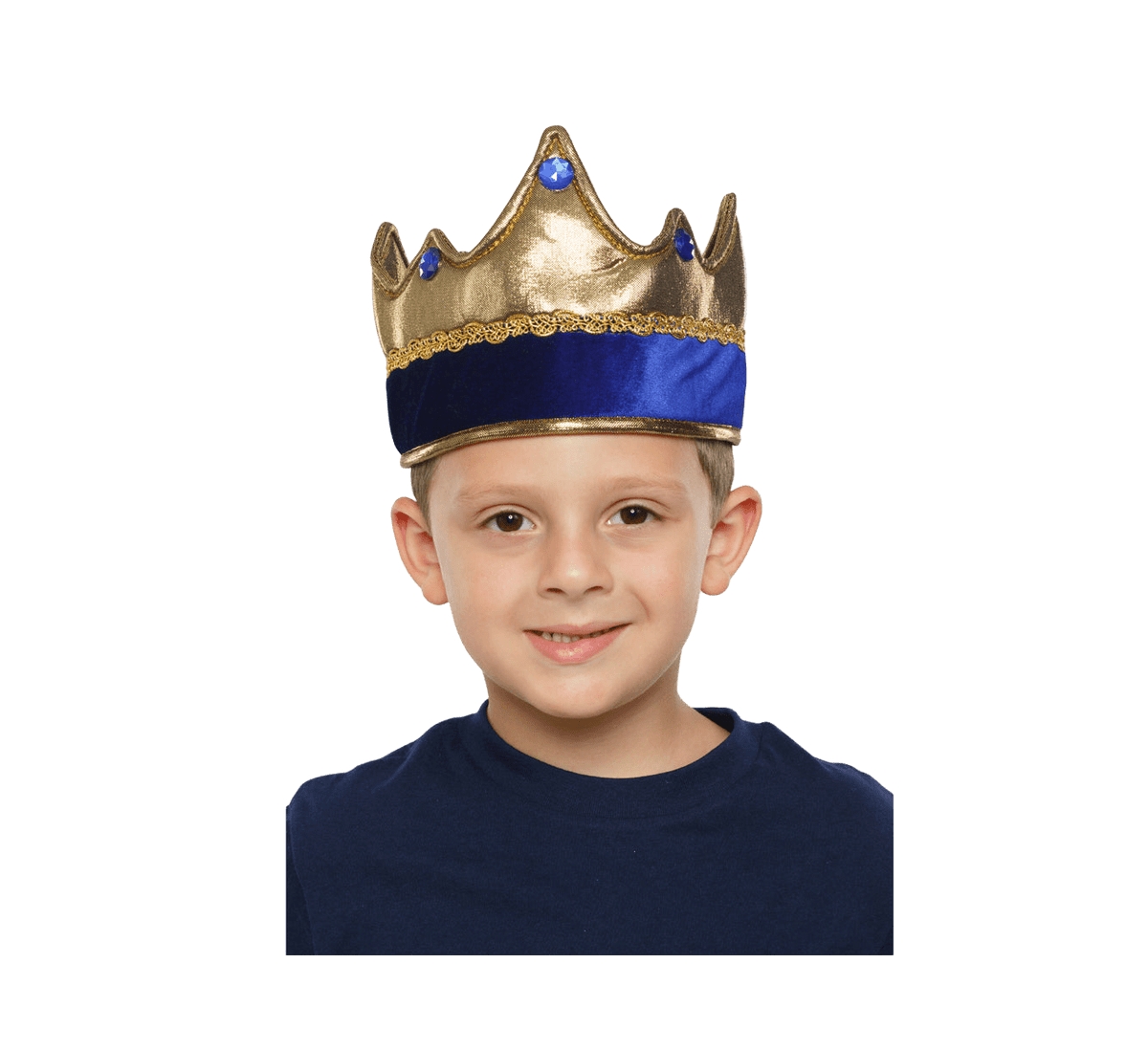 Click here for Dress Up America Kings Crown with Gem Stones - Kid... prices