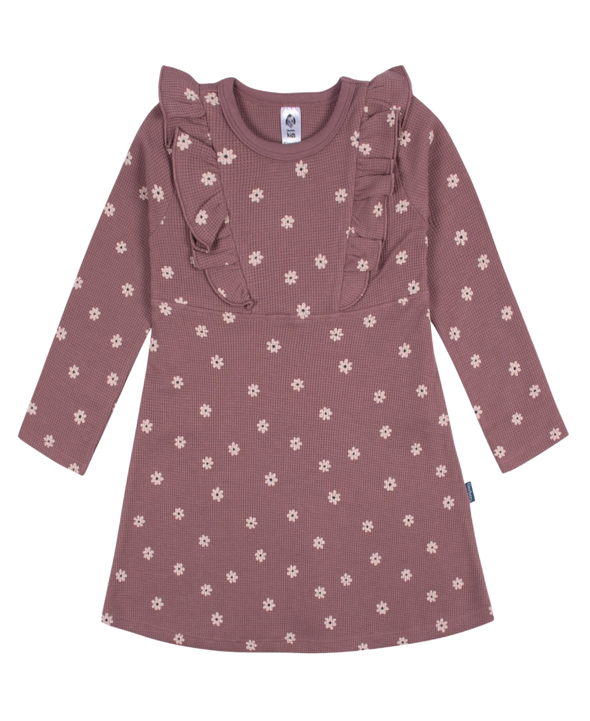 Click here for Gerber Toddler Girls Long Sleeve Ruffle Dress - Ma... prices