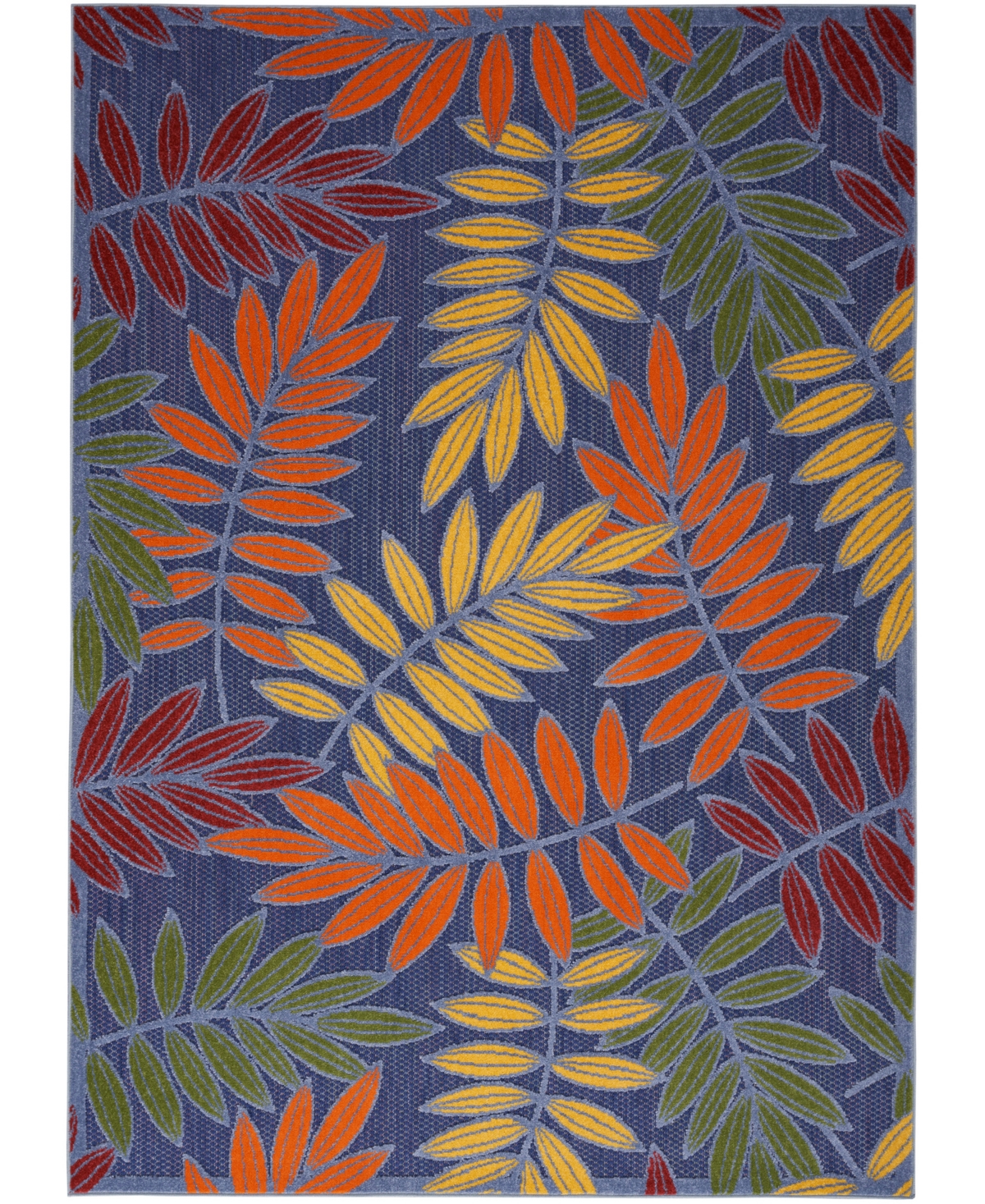 Click here for Nourison Home Aloha ALH18 53x75 Area Rug - Navy/Mu... prices