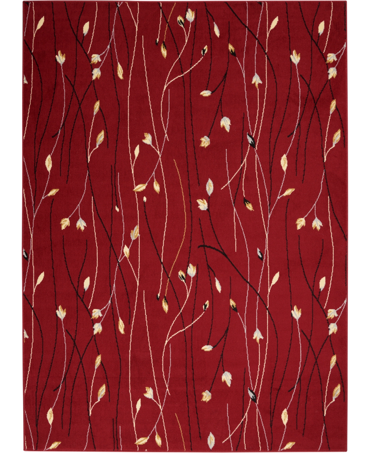 Click here for Nourison Home Grafix GRF15 53x73 Area Rug - Red prices