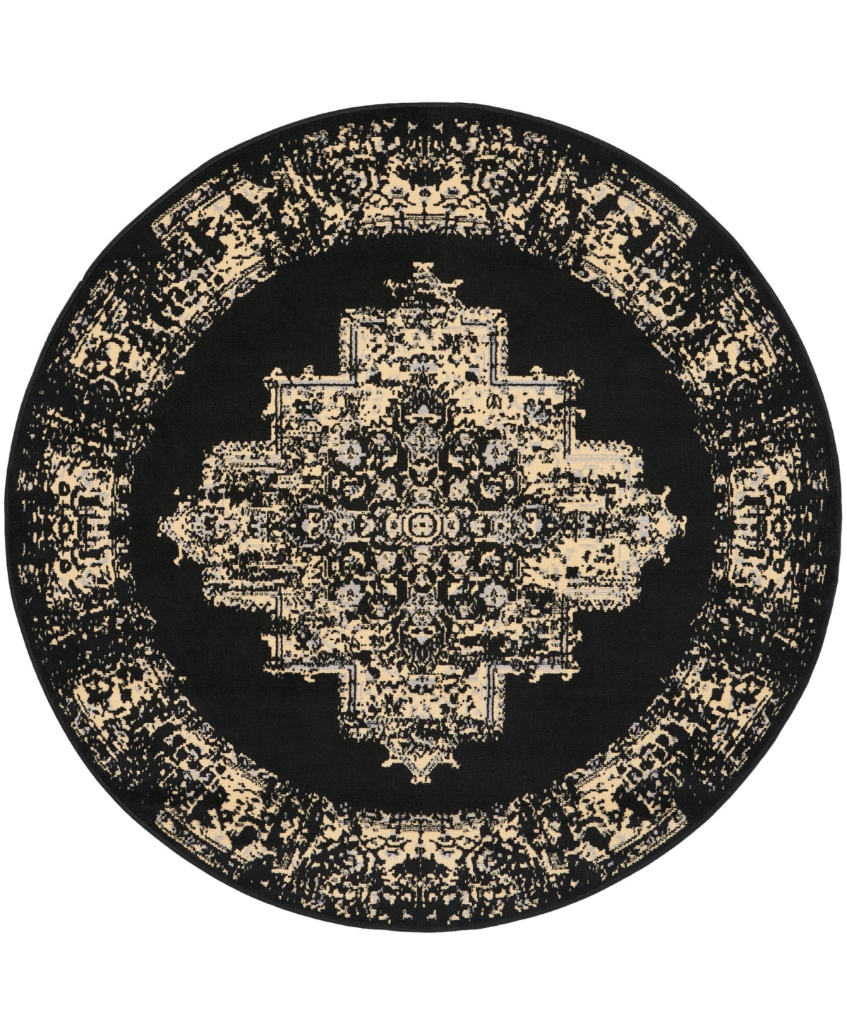 Click here for Nourison Home Grafix GRF14 53x53 Round Area Rug -... prices