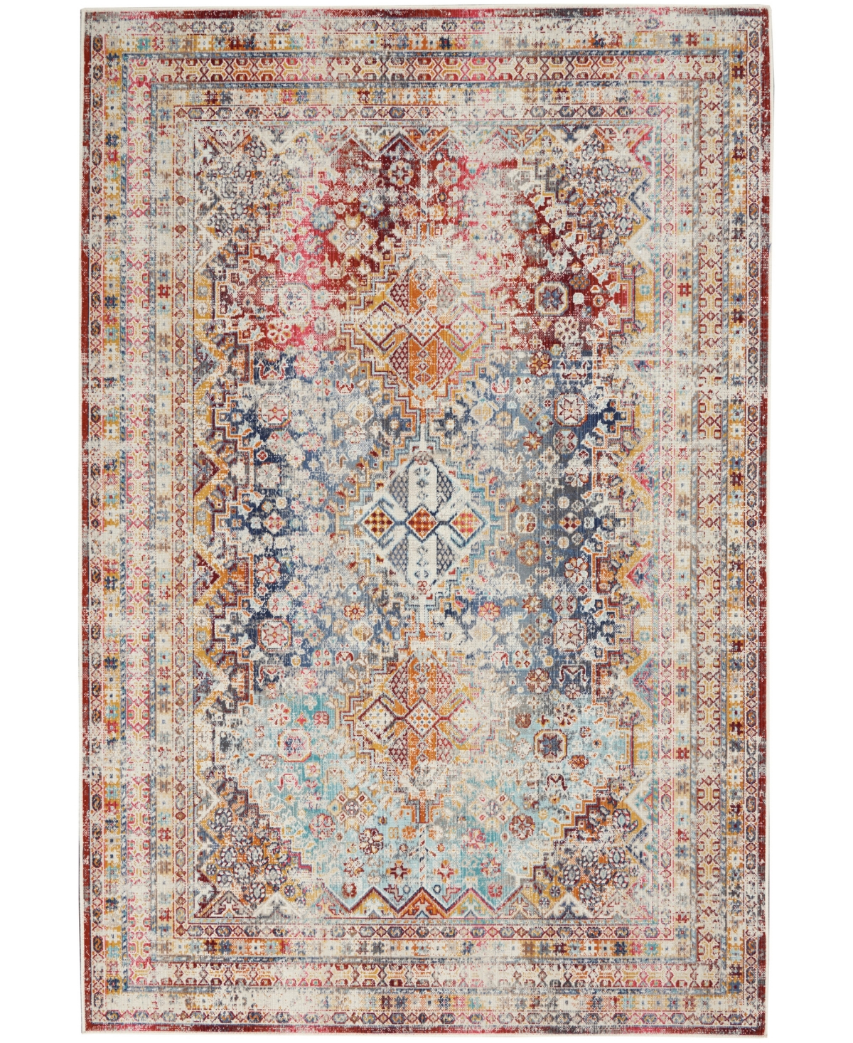Click here for Nourison Home Vintage Kashan VKA09 4x6 Area Rug -... prices