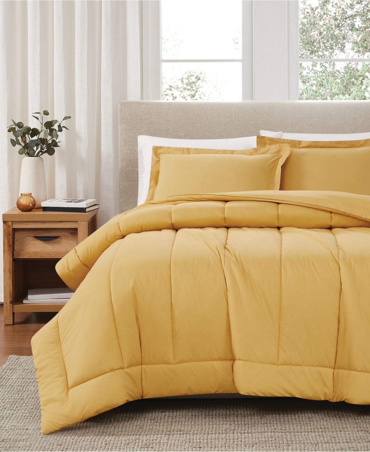 Click here for Brooklyn Loom Solid Cotton Percale 3-Pc. Comforter... prices