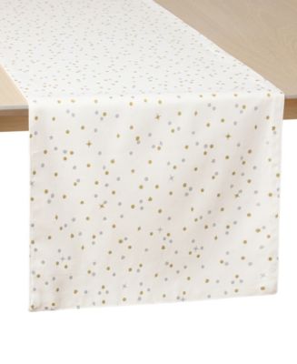 Kate Spade New York Celebration Confetti Dot Table Runner, 15" x 72 ...