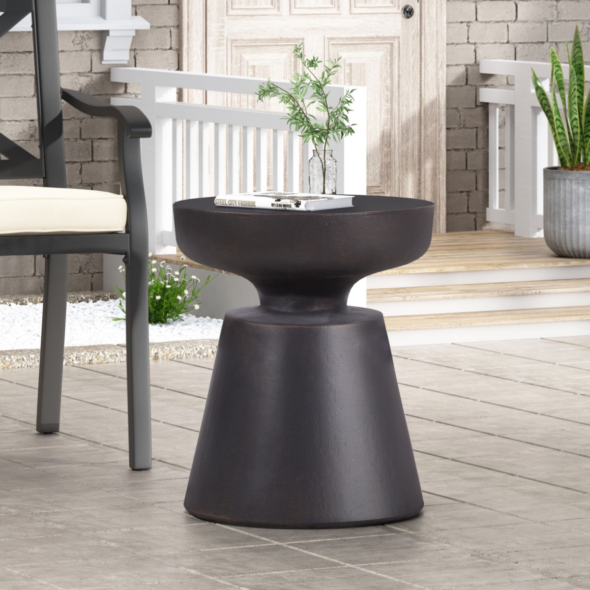 Click here for Streamdale Modern Concrete End Table Versatile  Li... prices