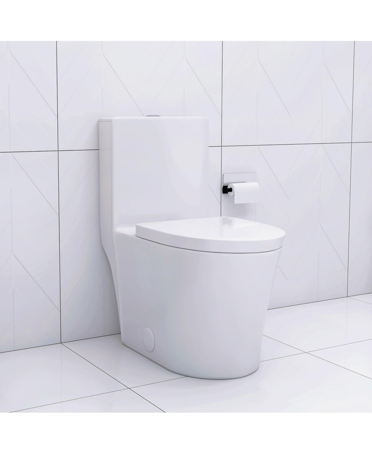 Click here for Streamdale Furniture Elongated One Piece Toilet Wh... prices