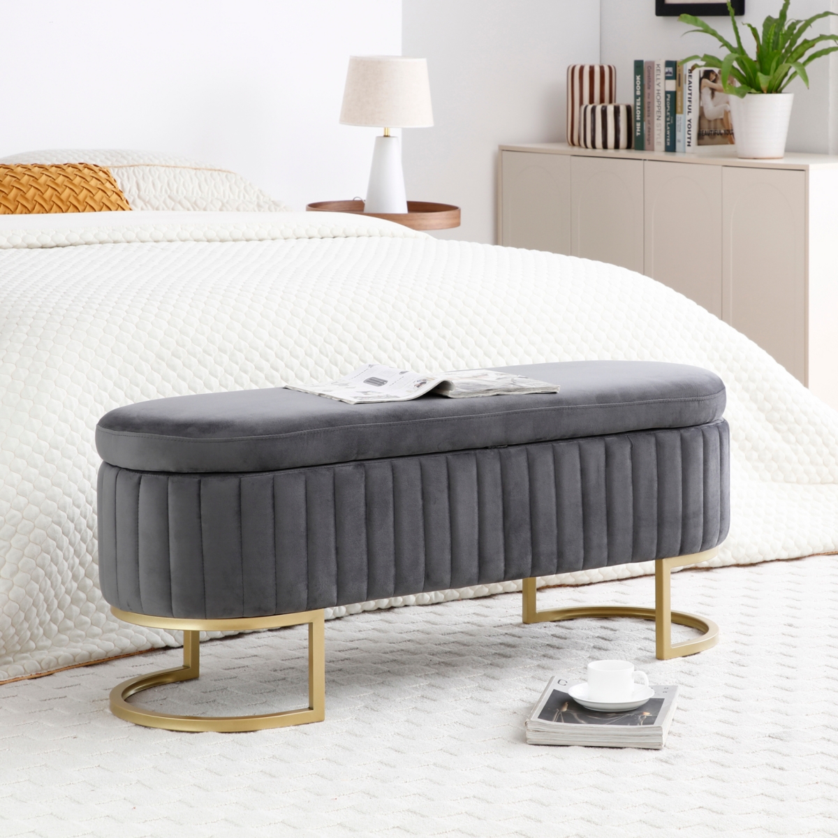 Click here for Streamdale Furniture Storage Bench Bedroom Bench... prices