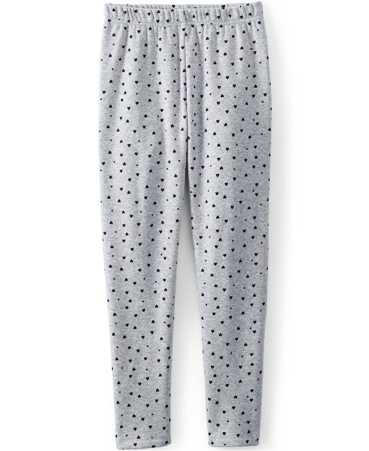 Click here for Lands End Girls Fleece Lined Legging - Gray heathe... prices
