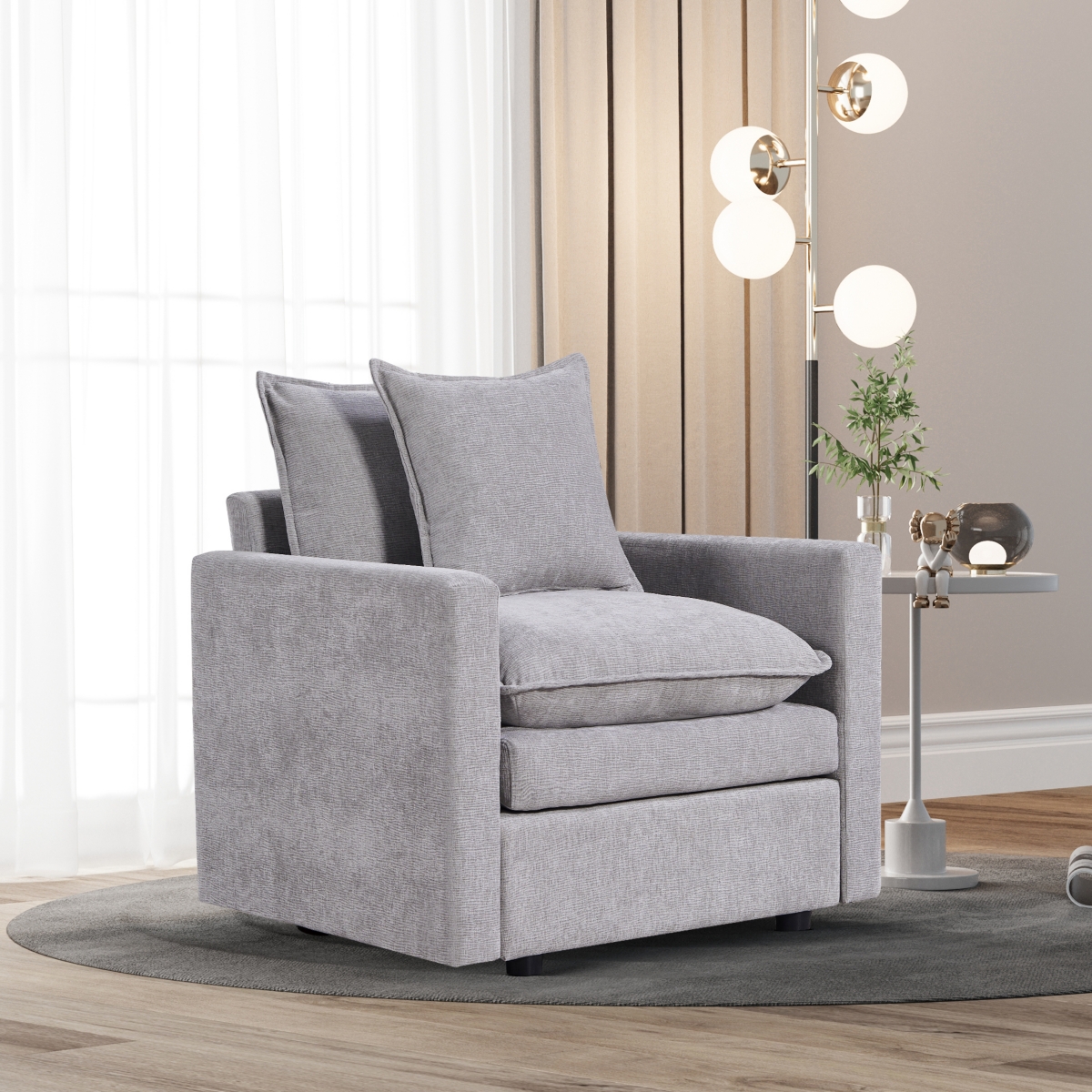 Click here for Streamdale Furniture Chenille Fabric Comfy Deep Si... prices