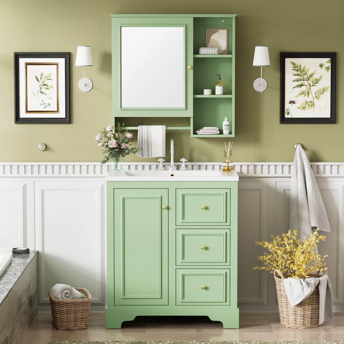 Click here for 30-inch bathroom vanity with sink  modern elegant... prices