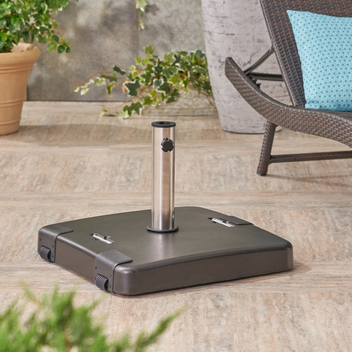Click here for Streamdale Malden Umbrella Base - Square 119 Lbs -... prices