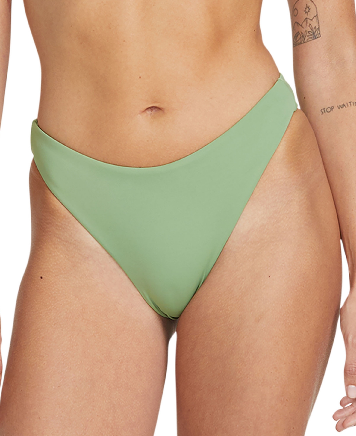 Click here for Volcom Simply Seamless Skimpy Bottom - Grass Green prices