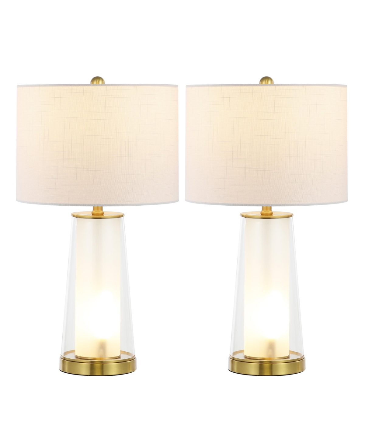 Click here for Jonathan Y Tryon 26 Modern Minimalist Glass/Iron N... prices