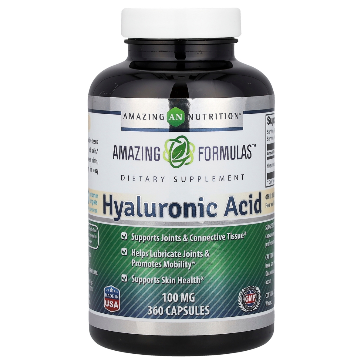 Click here for Amazing Nutrition Hyaluronic Acid 100 mg - 360 Cap... prices