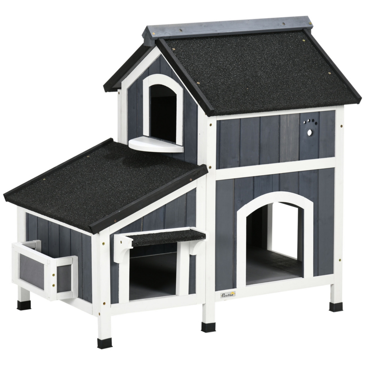 Click here for Outdoor Cat House with Weather-resistant Roof & Ga... prices