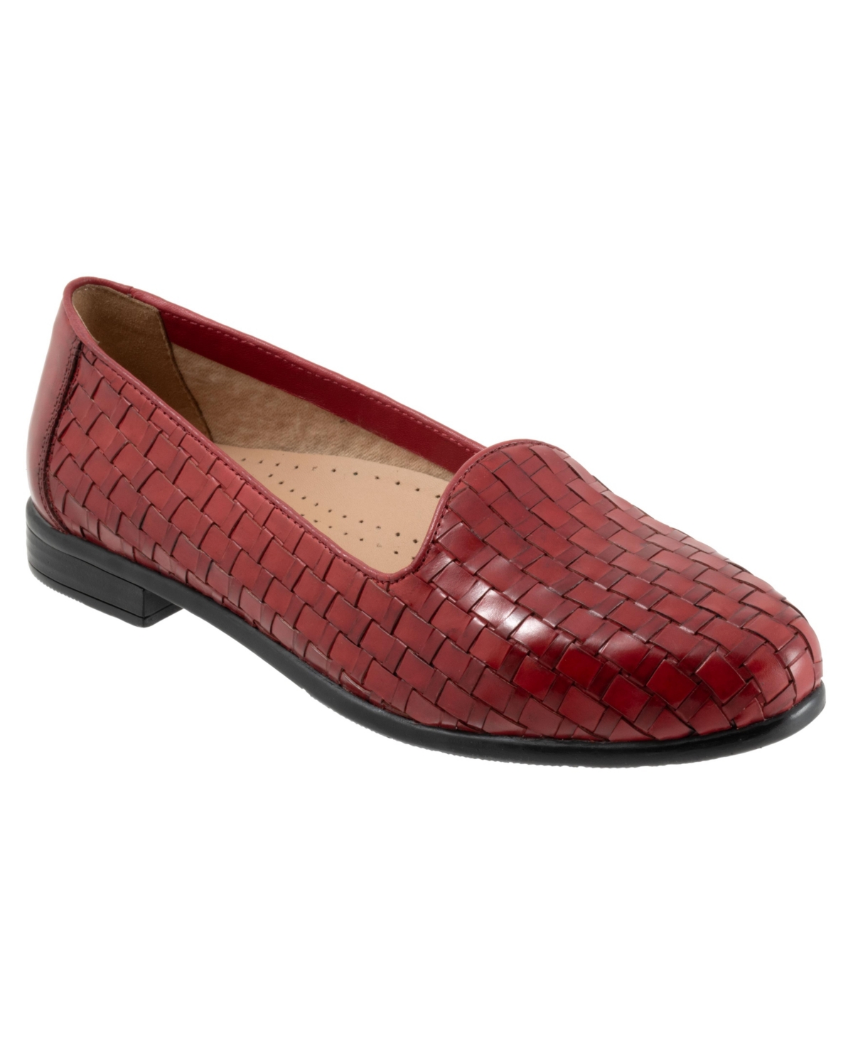Click here for Trotters Liz Flat - Red prices