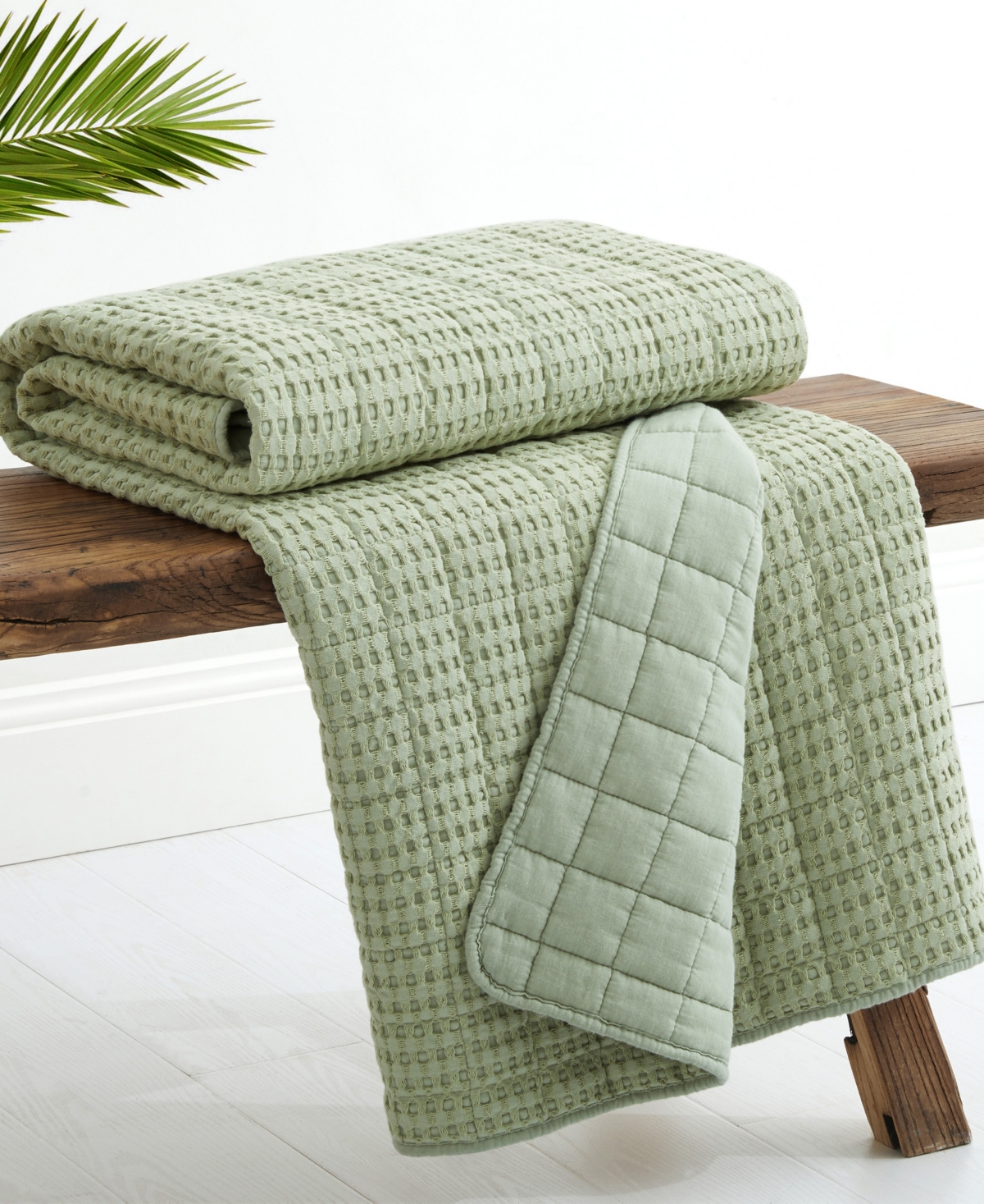 Click here for Levtex Mills Waffle Stitched Quilted Throw  60 x 5... prices