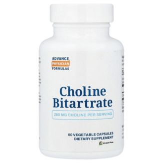 Advance Physician Formulas Choline Bitartrate 260 mg - 60 Vegetable ...
