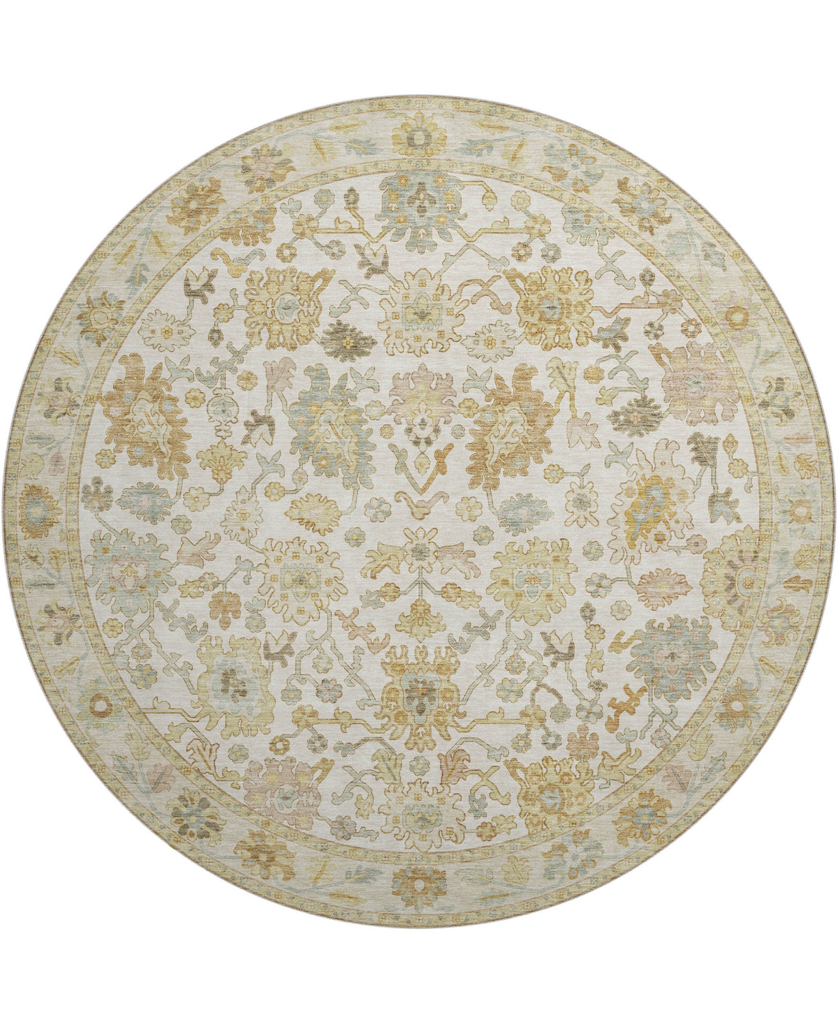 Click here for Dalyn Hatay Washable HY2 8x8 Round Area Rug - Ivor... prices