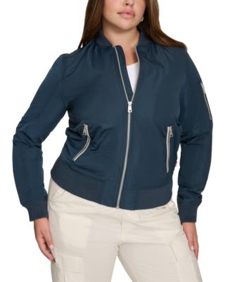 Levi's Trendy Plus Size Melanie Bomber Jacket - Macy's