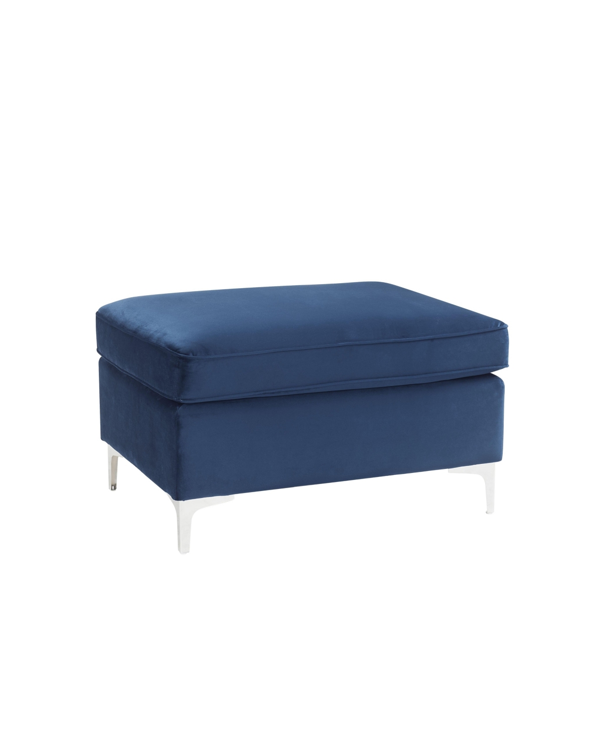 Click here for Jaszira Ottoman  Blue Velvet - Blue prices