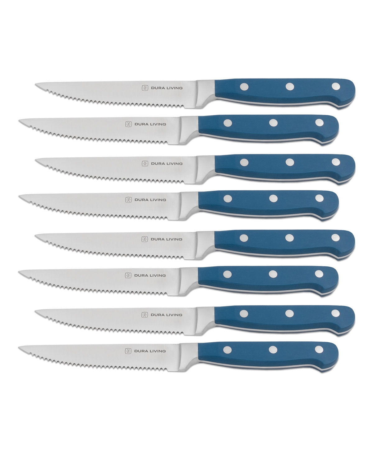Click here for Dura Living 8-Piece Steak Knife Set - Blue prices