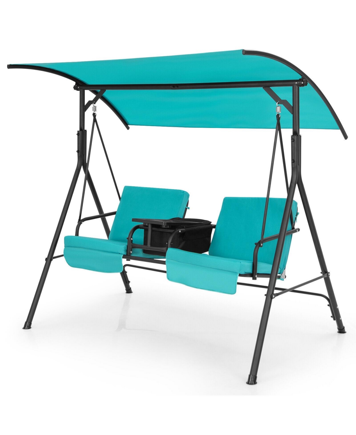 Click here for Sugift Porch Swing Chair with Adjustable Canopy -... prices