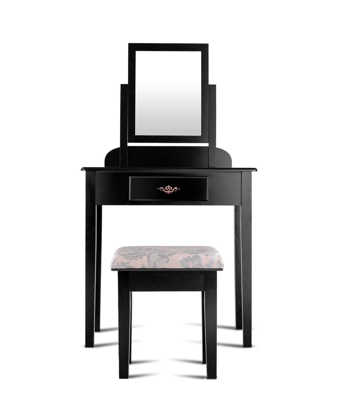 Click here for Sugift Vanity Dressing Table Stool Set with Large... prices