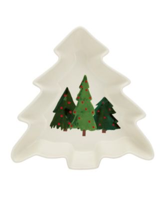 Tabletops Gallery Christmas Tree Bowl - Macy's