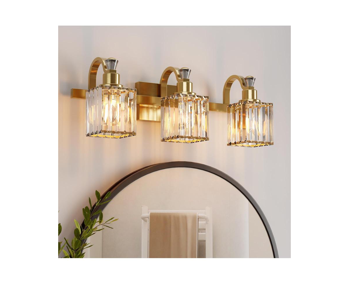 Click here for gaomon Bathroom Vanity Light Fixtures Modern Cryst... prices