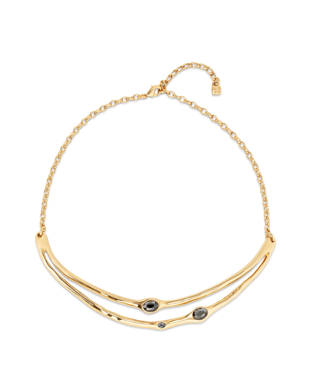 Click here for UNOde50 18K Gold-Plated Metal Alloy Rigid Necklace... prices