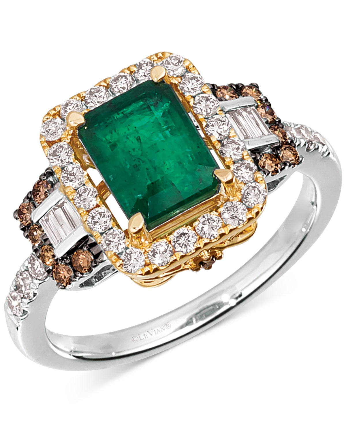 Click here for Le Vian New Emerald (1-1/5ct. t.w.) & Diamond (5/8... prices