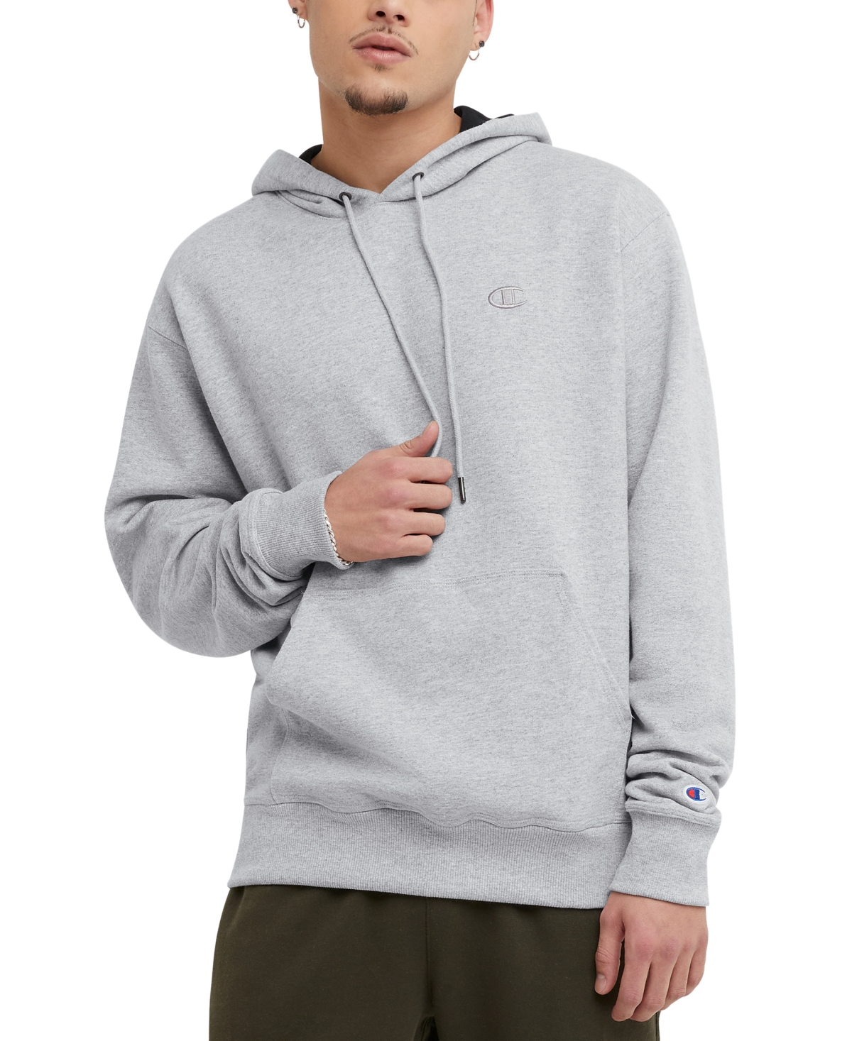 Mens Champion(R) Powerblend Fleece Pullover Hoodie