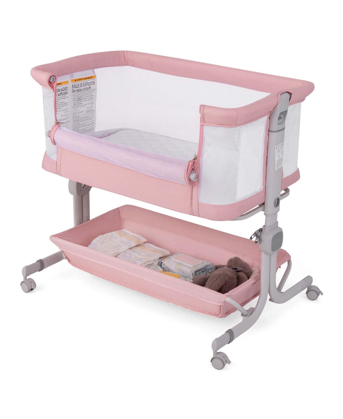 Click here for Baby Bassinet Bedside Sleeper with6-Level Adjustab... prices