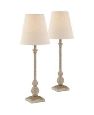 Regency Hill Loreno Traditional Buffet Table Lamps 24" High Set of 2 ...