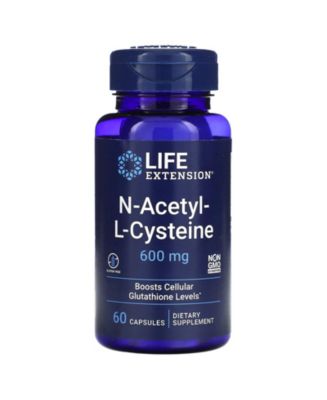 Life Extension N-Acetyl-L-Cysteine 600 mg - 60 Capsules - Macy's