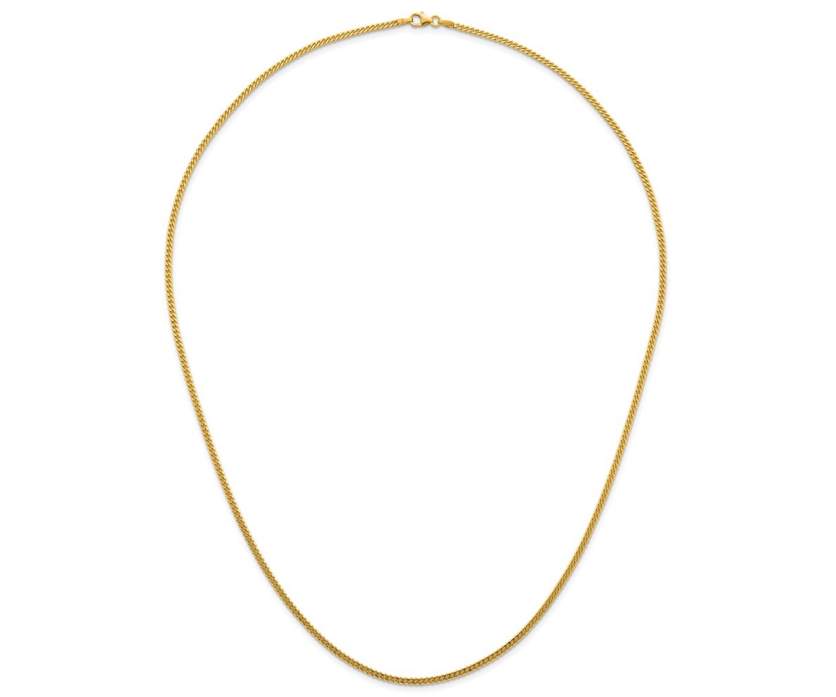 Click here for Diamond2Deal 18k Yellow Gold Polished 2.4mm Solid... prices