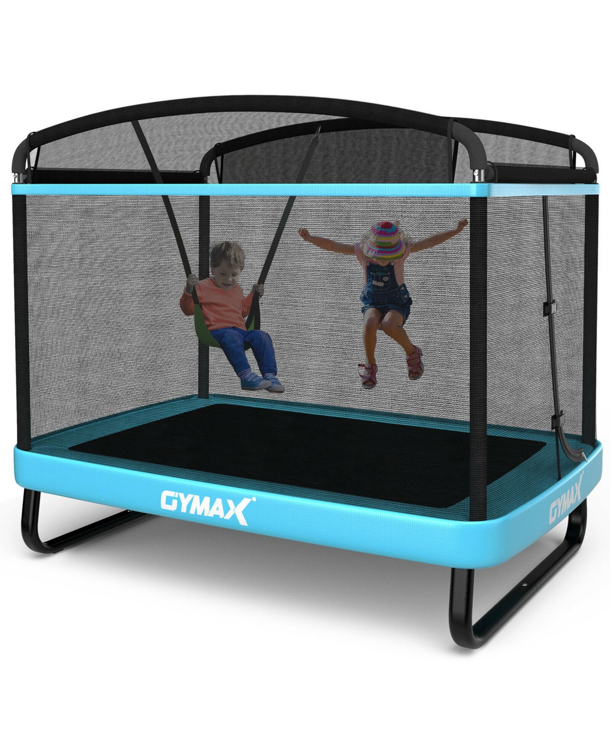 Click here for Gymax 6FT Recreational Kids Trampoline W/Swing Saf... prices