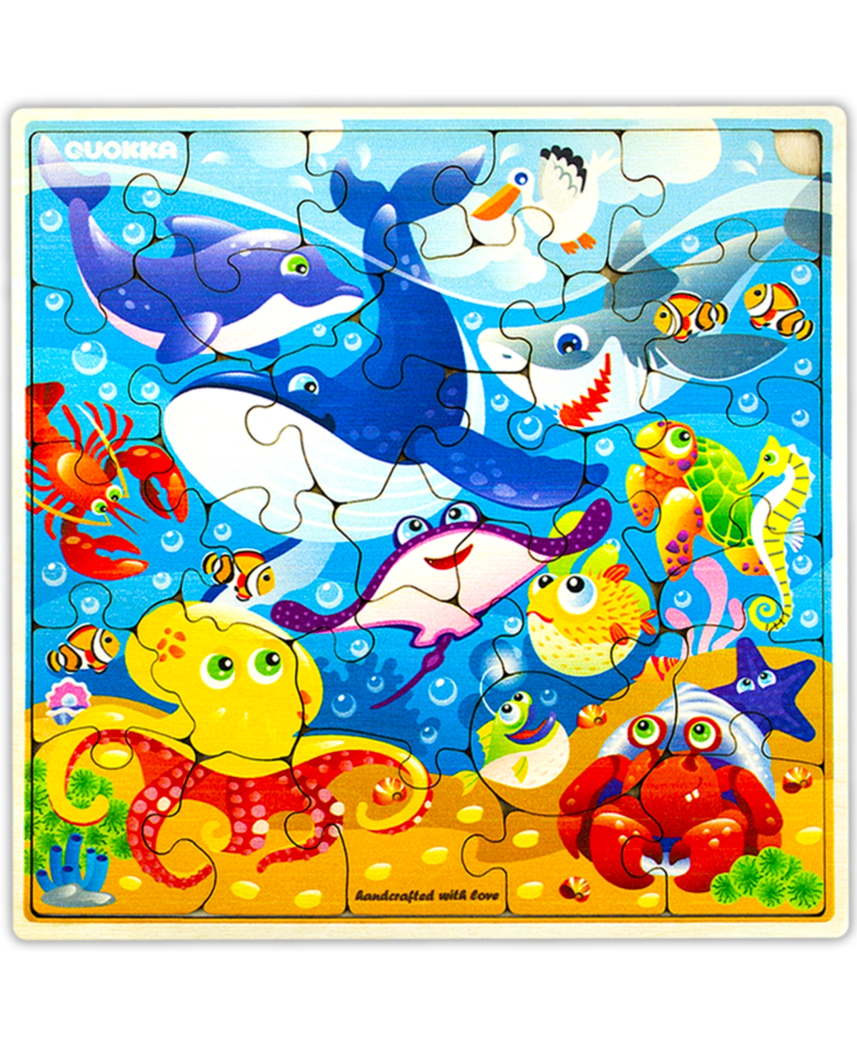 Click here for Quokka 28 Pieces Wooden Toddlers Puzzles for Ages... prices