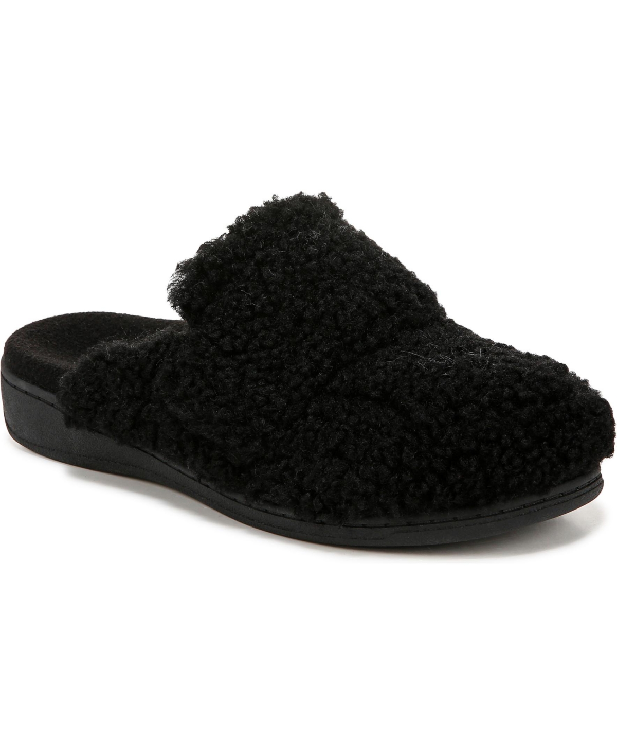 Click here for Vionic Womens Gemma Ii Mule Slippers - Black woven prices