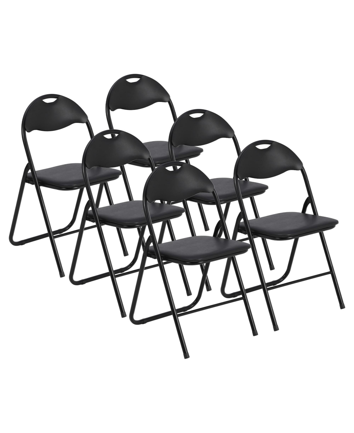 Click here for Gaomon Folding Chairs with Padded Seats  Black Met... prices