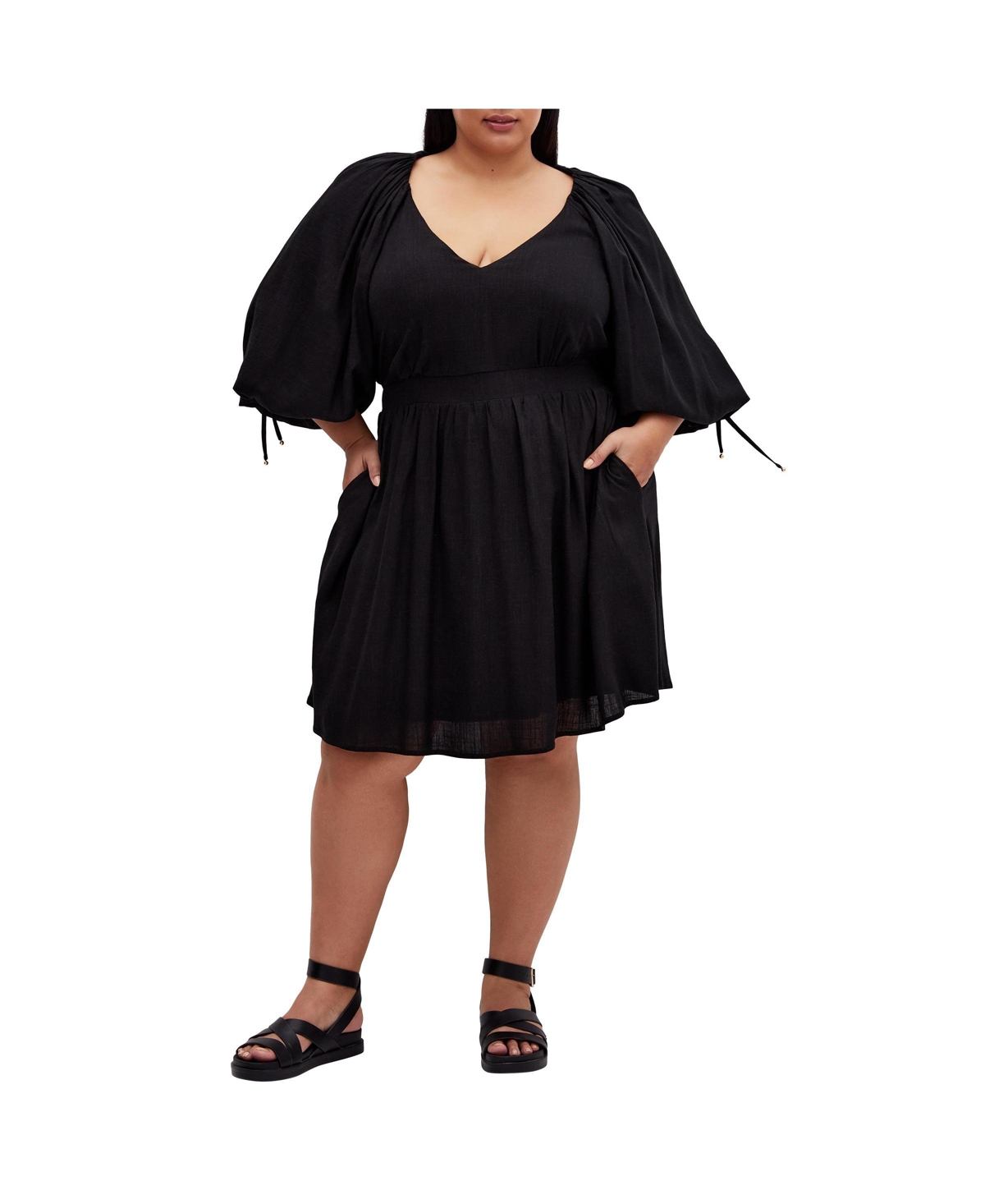 Click here for City Chic Plus Size Scarlette Dress - Black prices
