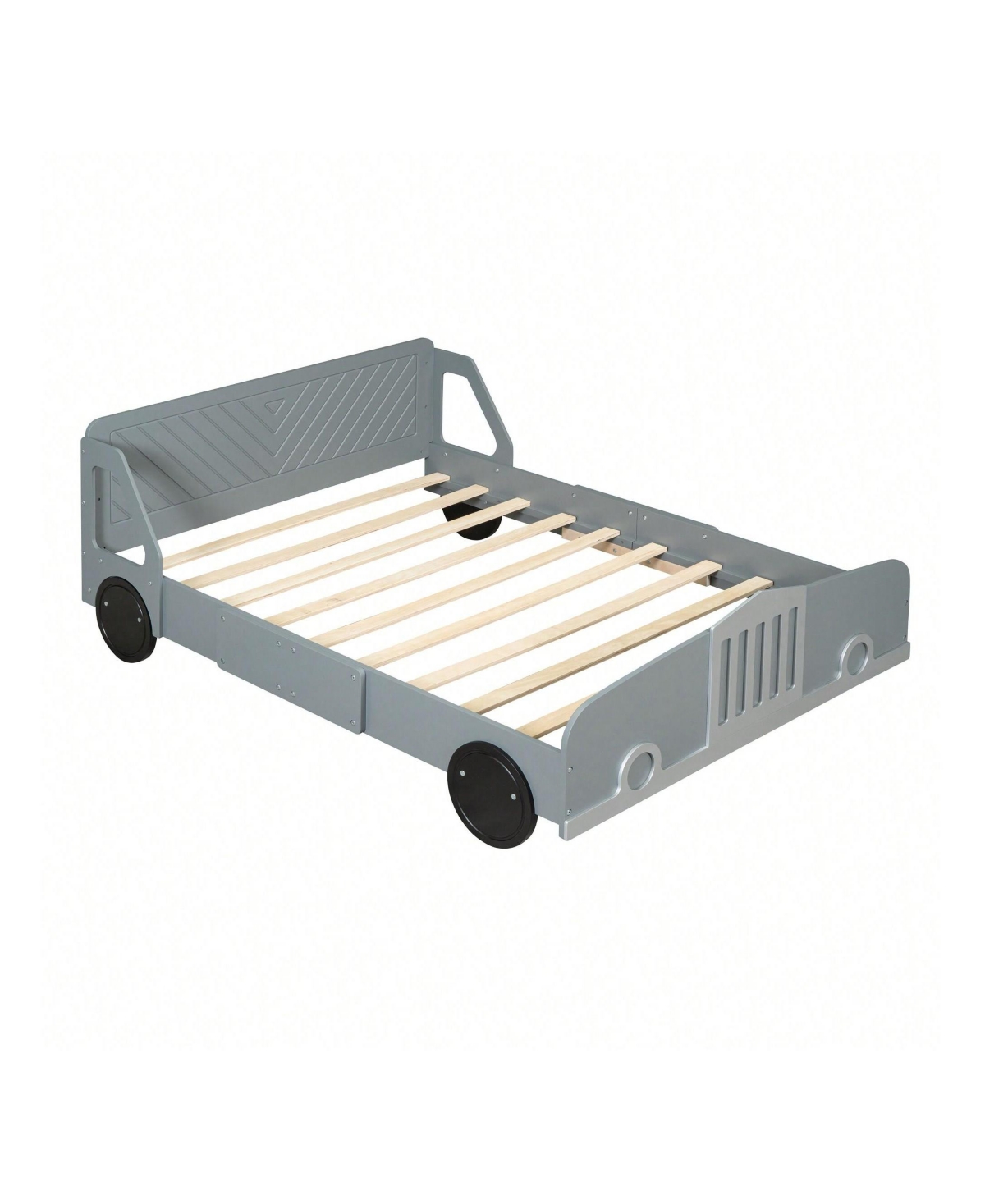 Click here for gaomon Full Size Car-Shaped Platform Bed With Whee... prices